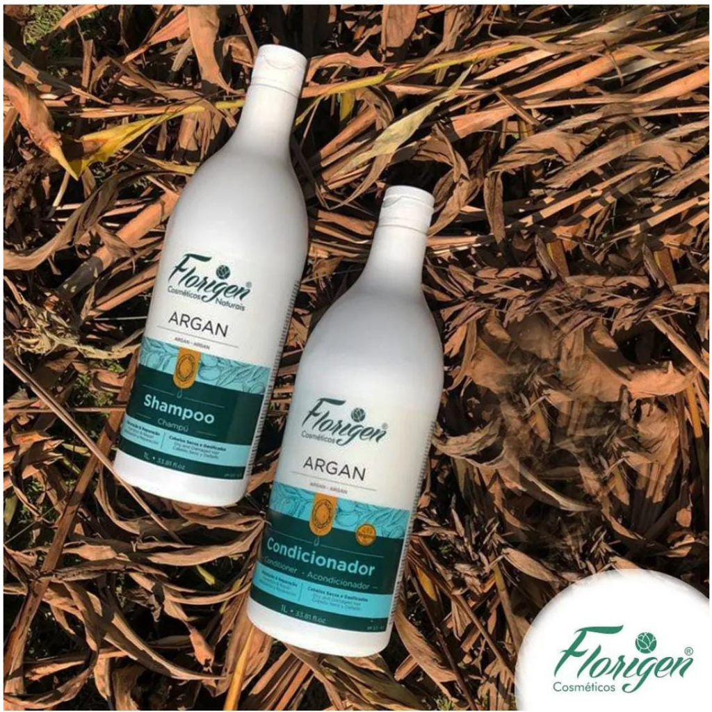KIT FLORIGEN TRATAMENTO TAMANHO FAMILIA SHAMPOO+ CONDICIONADOR 1L ...