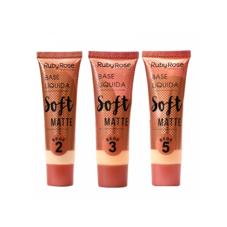 Base líquida Soft Matte - Ruby rose | Shopee Brasil