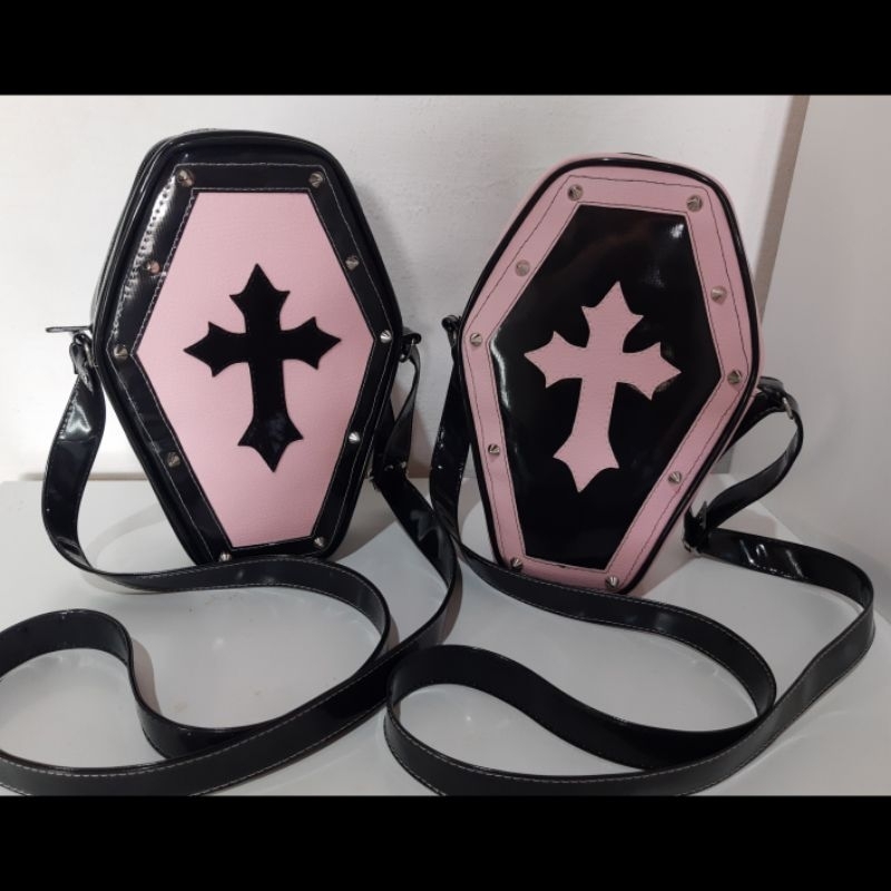 Bolsas Baby coffin rosa bebê Barbie goth | Shopee Brasil