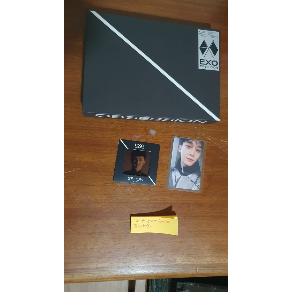 Álbum EXO - Obsession (EXO Ver) | Shopee Brasil