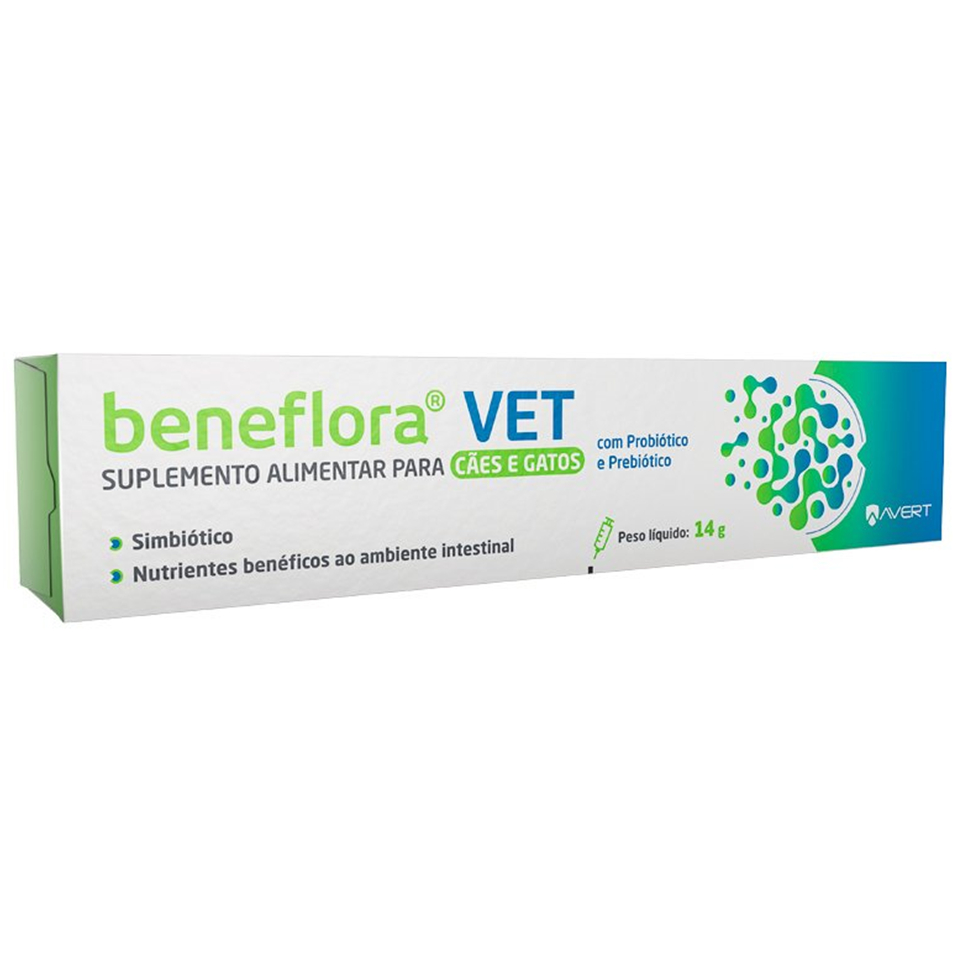 Beneflora Vet Suplemento Alimentar Para Cães e Gatos Avert 14g | Shopee ...