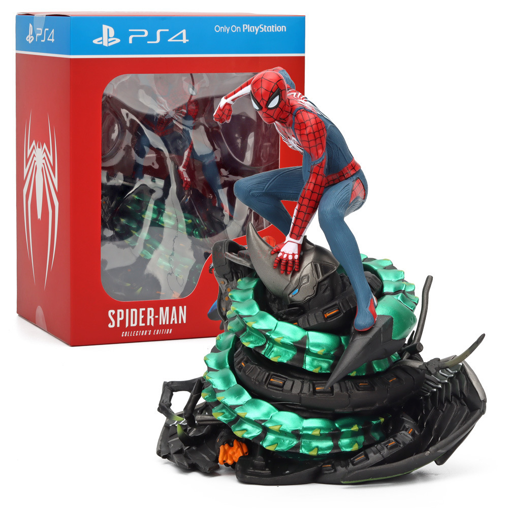 Action Figure Homem Aranha Spiderman Game Ps4 Estátua Marvel | Shopee ...