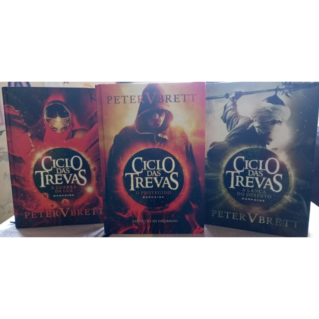 Ciclo das Trevas - Peter V Brett Volume I, II e III | Shopee Brasil