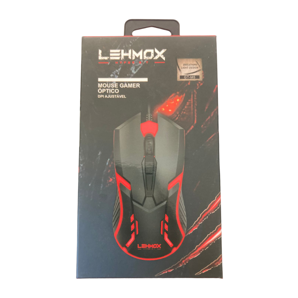 Mouse Gamer Lehmox 1200 DPI Ajustavel ( GT - M5 ) | Shopee Brasil