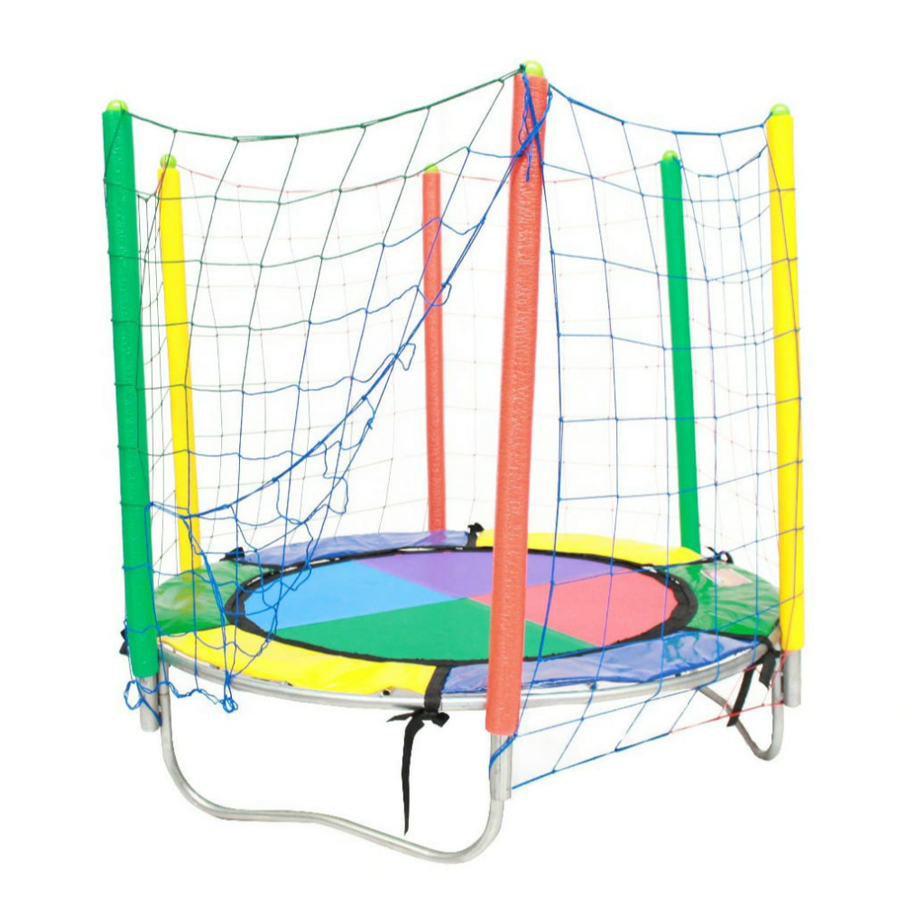 CAMA ELÁSTICA INFANTIL COLORIDA 1,50 M - Nacional Pula Pula | Shopee Brasil