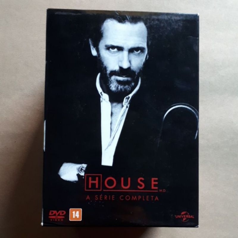 dvd box HOUSE - a série completa 1 à 8 temporadas (dublada e legendada) | Shopee Brasil