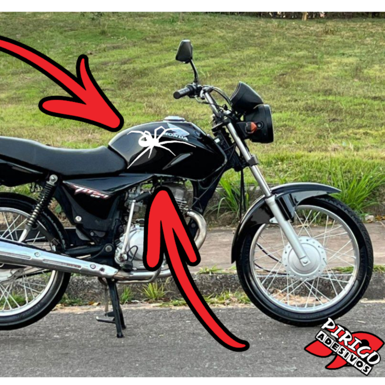 adesivo aranha tanque moto 244 bh | Shopee Brasil