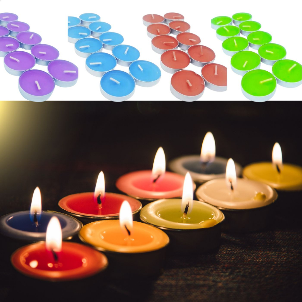 Kit 10 Velas Decorativas Redondas e Flutuantes Estilo Rechaud Com ...