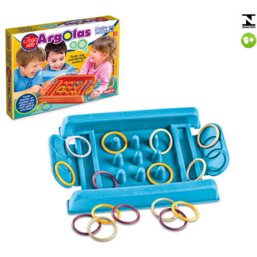 Jogo das Argolas c/ 01 Tabuleiro e 20 Argolas | Shopee Brasil