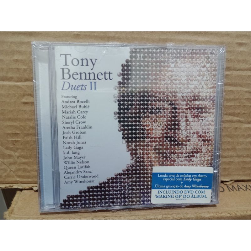 CD+DVD TONY BENNETT- DUETS 2 (ORIGINAL/LACRADO) | Shopee Brasil