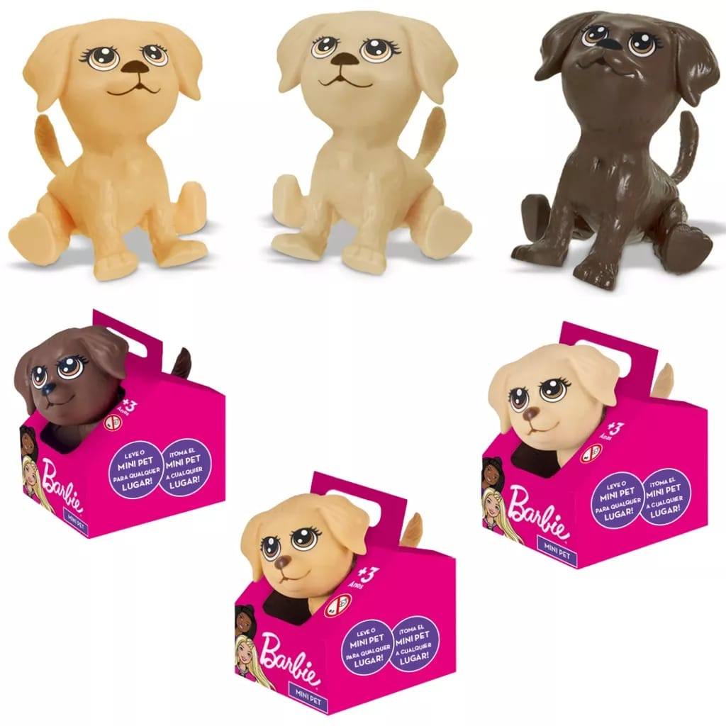 Mini Cachorro Pet Da Barbie Na Casinha 12cm - Pupee | Shopee Brasil