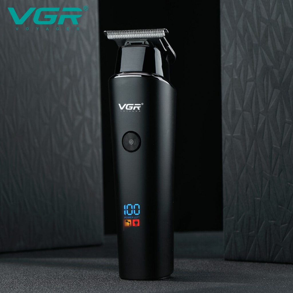 Maquina de Acabamento e Cortar Cabelo Profissional VGR V 937 Barbeador Eletrico Recarregavel ...