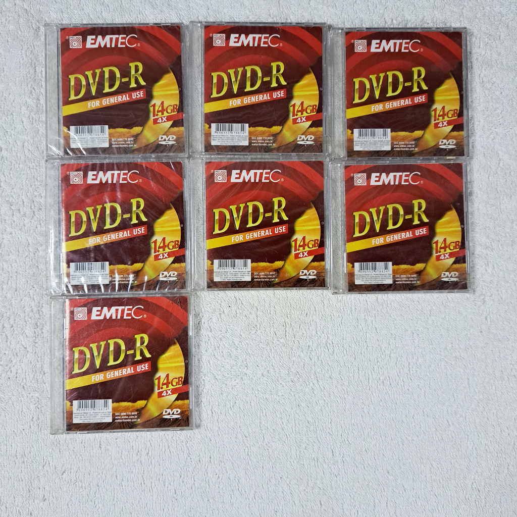 Kit 10 Mini Dvds virgens para Gamecube dvd-r | Shopee Brasil