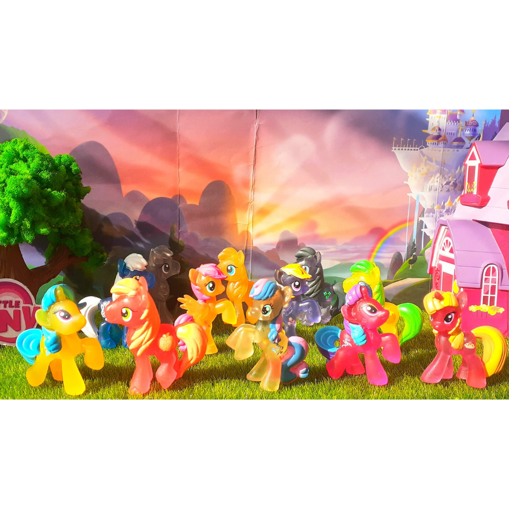 My little pony - Miniaturas - Neon e translucidos - Escolha - Original hasbro | Shopee Brasil