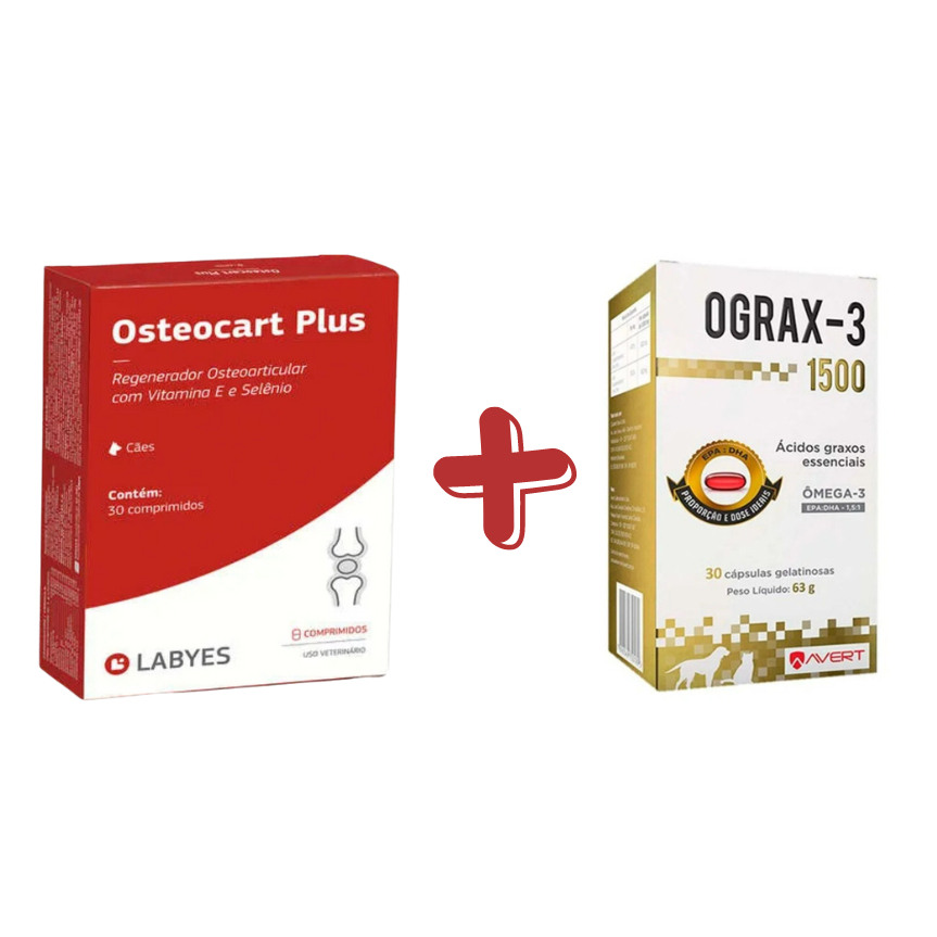 Kit Osteocart Plus 30 Comprimidos + Ograx-3 1500mg 30 Cápsulas | Shopee ...