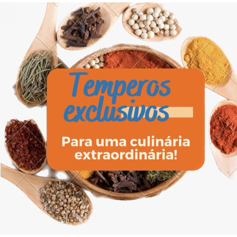 Temperos e condimentos ~ KIT 10 pacotes de temperos premium | Shopee Brasil