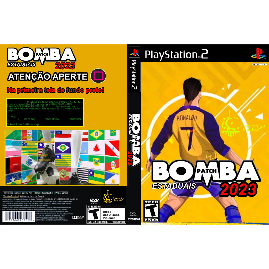 Jogo Bomba Patch 2023 Estaduais Ps2 | Shopee Brasil