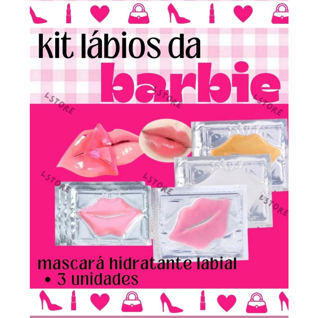 kit lábios da Barbie hidratante autoestima - envio em 24h | Shopee Brasil