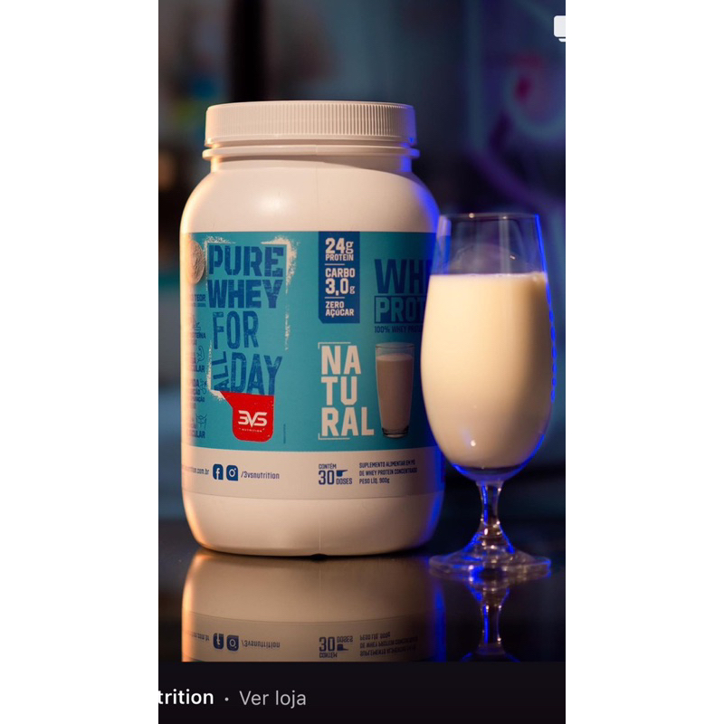Whey Protein Concentrado 3VS Nutrition | Shopee Brasil
