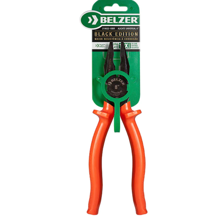Alicate Universal Eletricista De 8 Black Edition - Belzer | Shopee Brasil