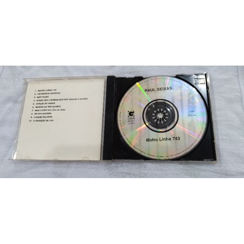 Cd Raul Seixas metrô linha 743 | Shopee Brasil