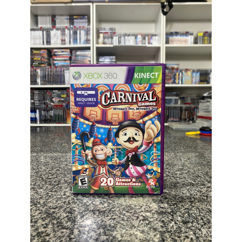 Carnival Games - Xbox 360 Mídia Física Original Usado | Shopee Brasil