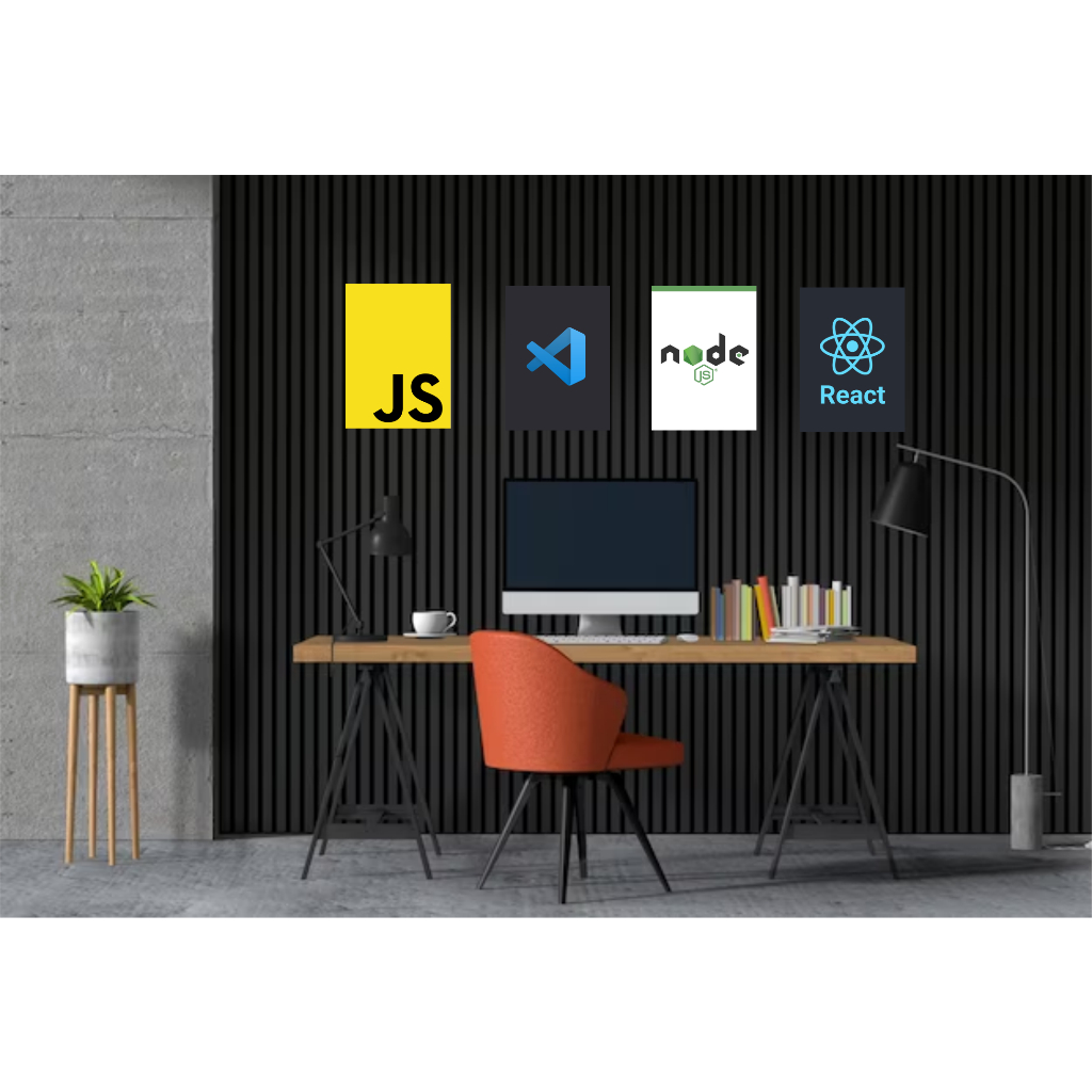 KIT com 4 Quadros Placa Decorativa(TI) (Programadores e Designer em ...