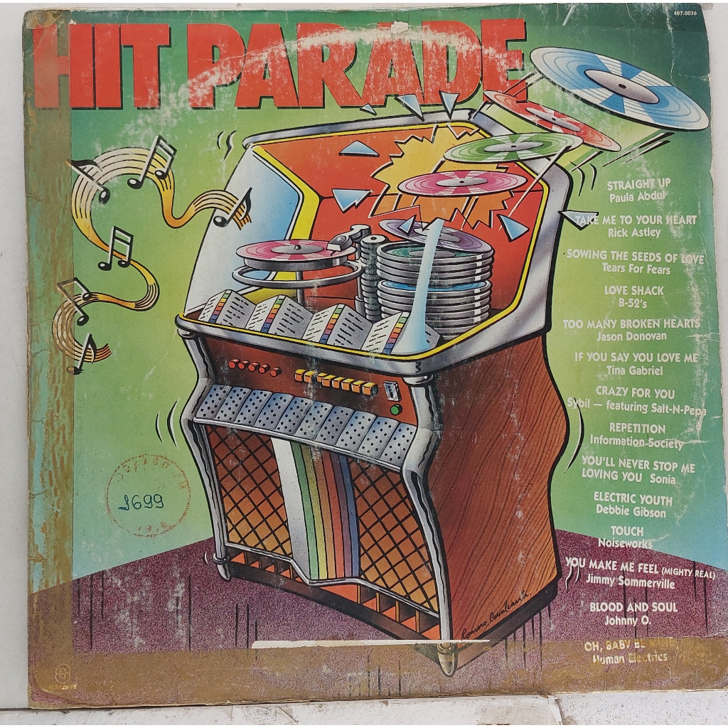 Lp Hit Parade - 1990 - Coletanea - He052 | Shopee Brasil