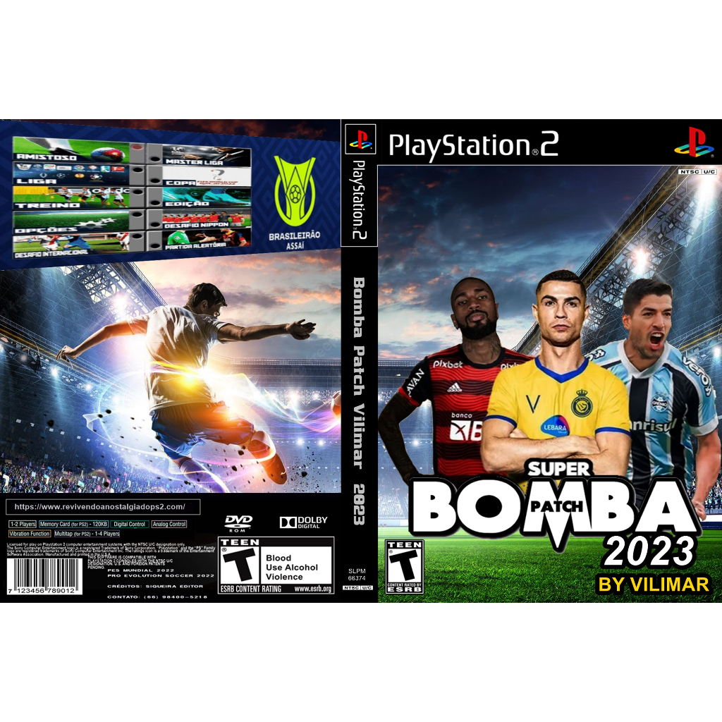 Ps2 Bomba Patch 2023 Vilimar Capa Hd | Shopee Brasil
