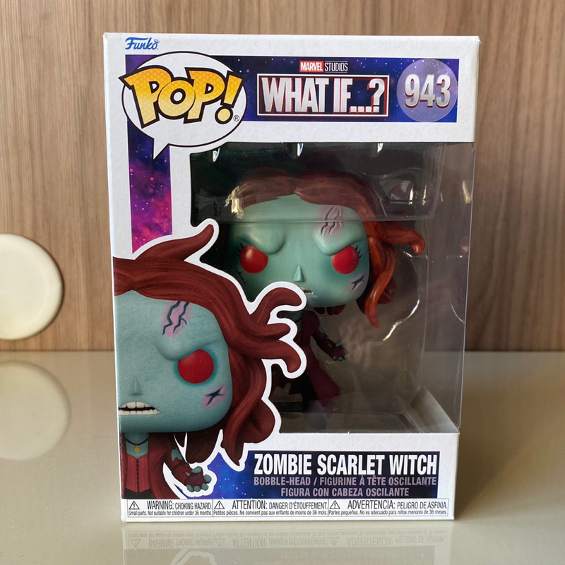 FUNKO POP ZOMBIE SCARLET WITCH - 943 - FEITICEIRA ESCARLATE ...