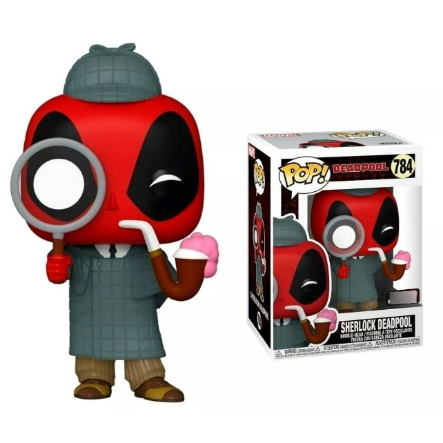 Funko Pop! Marvel - Sherlock Deadpool #784 | Shopee Brasil