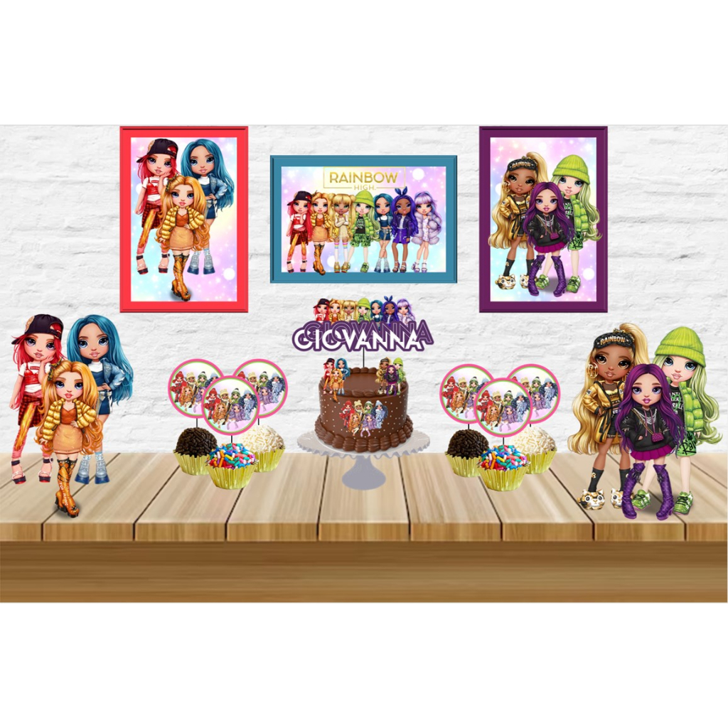 Kit só um bolinho aniversário - Tema R. High Bonecas Decoração ...
