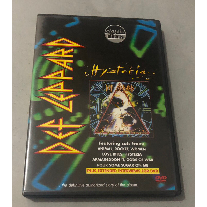 DVD Def Leppard Hysteria documentario importado | Shopee Brasil