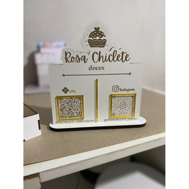 placa QR CODE Em MDF | Shopee Brasil