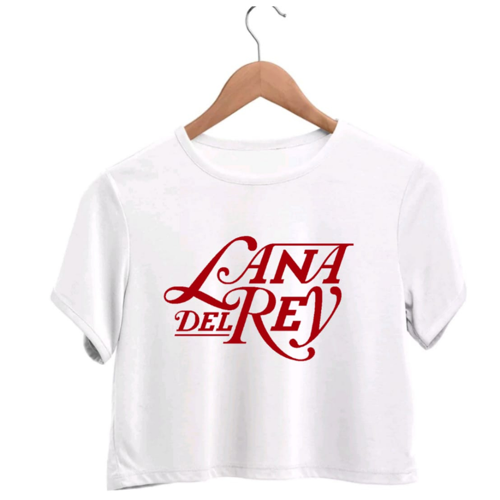 Camiseta Cropped T-shirt Lana Del Rey Unissex | Shopee Brasil