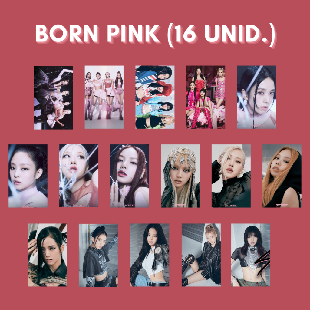 Kit photocards k-pop BLACKPINK Born Pink kpop girlgroup cards fanmade ...