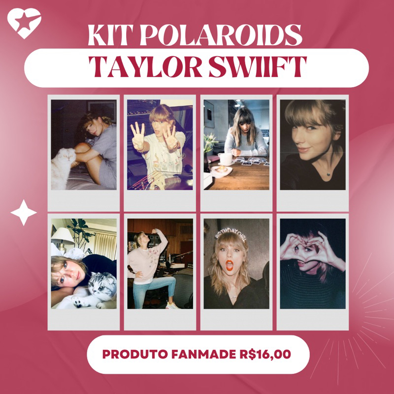Kit Polaroids Taylor Swift | Shopee Brasil