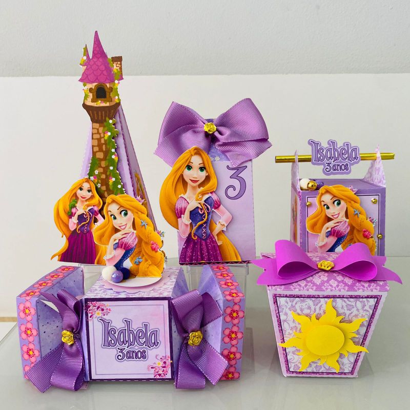Kit Personalizados Rapunzel | Shopee Brasil