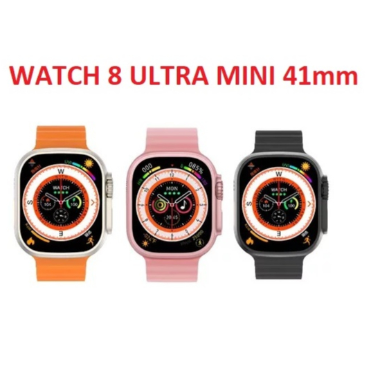 Smartwatch S8 Ultra Mini Watch 8 Ultra Mini 2 Pulseiras Série 8 41mm ...