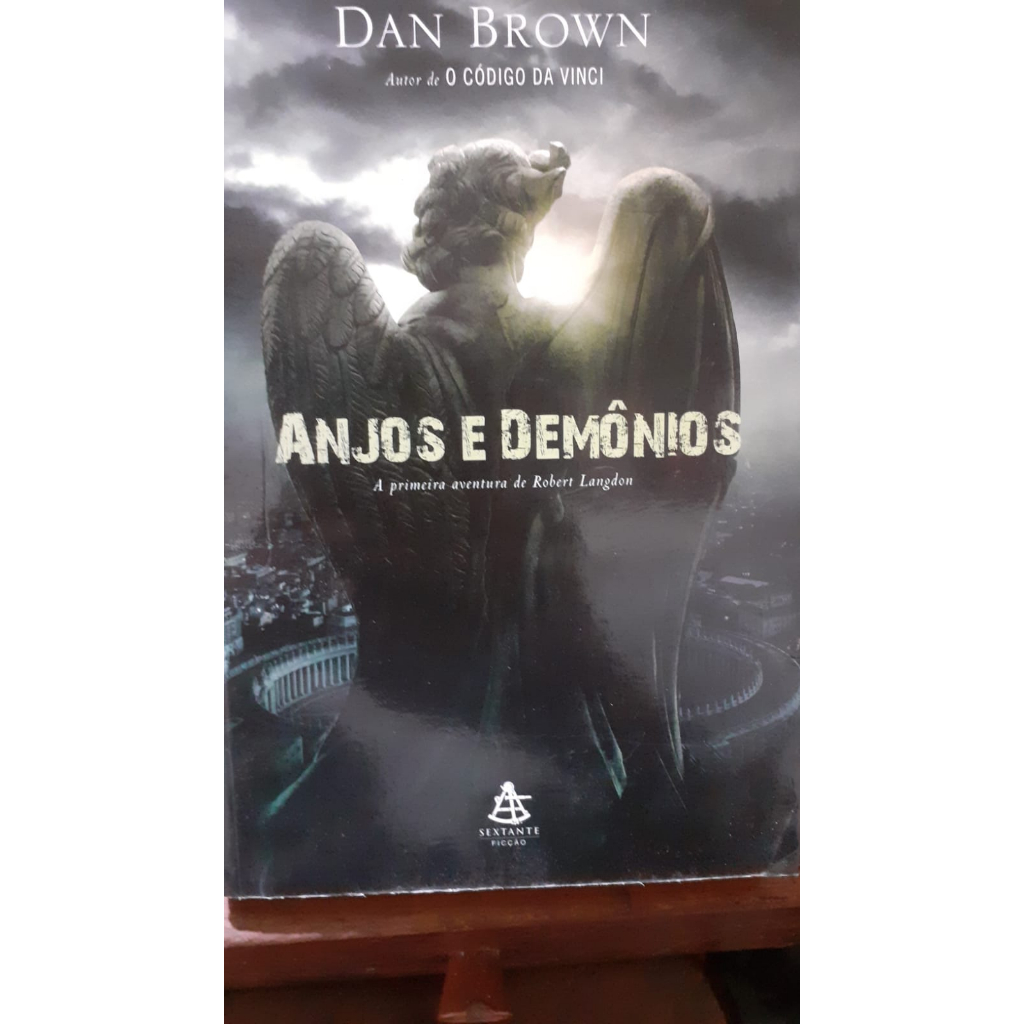 LIVRO- ANJOS E DEMÔNIOS - DAN BROWN- 2004- RARO | Shopee Brasil