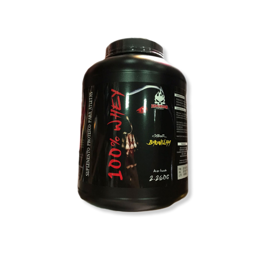 WHEY PROTEIN 100% CONCENTRADO 2kg - EXPLOSION NUTRITION | Shopee Brasil