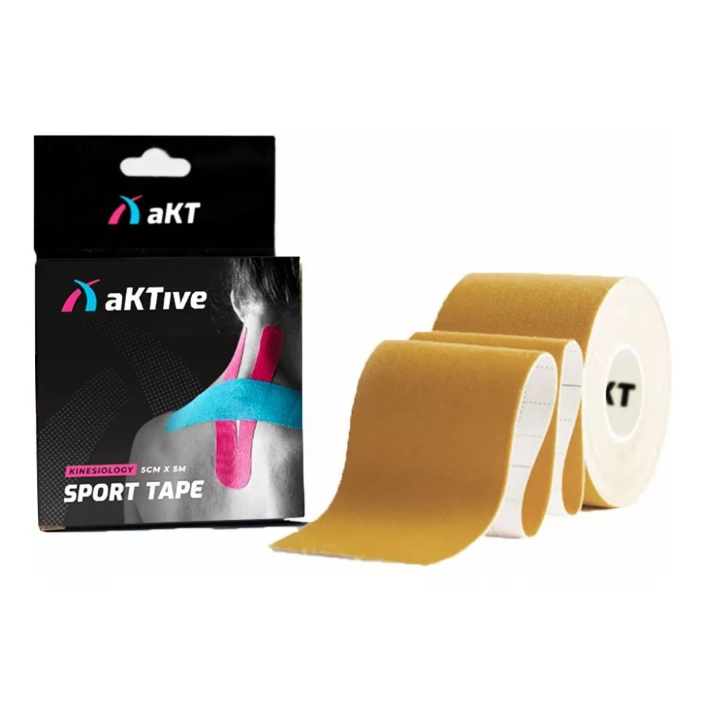 Bandagem Elástica Aktive Fita Funcional Kinesio Taping Adesiva Muscular Dor Fisioterapia Tape ...