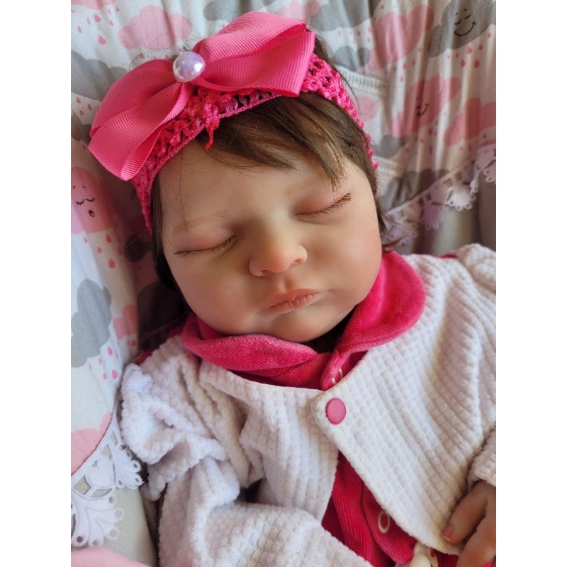 Bebe reborn bb linda bebê molde Laura | Shopee Brasil