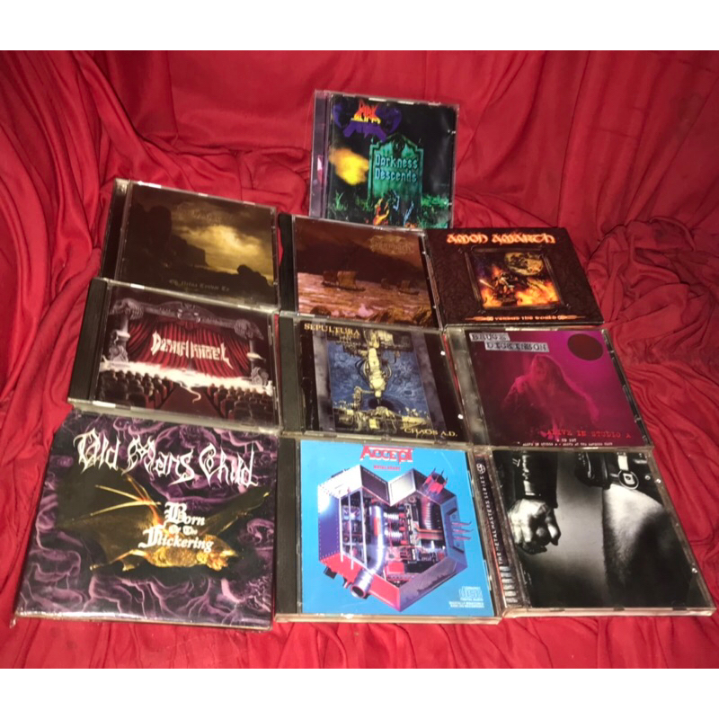 cds de HEAVY/ Death /HARD / Thrash metal (LEIA A DESCRIÇÃO DO ANÚNCIO ...