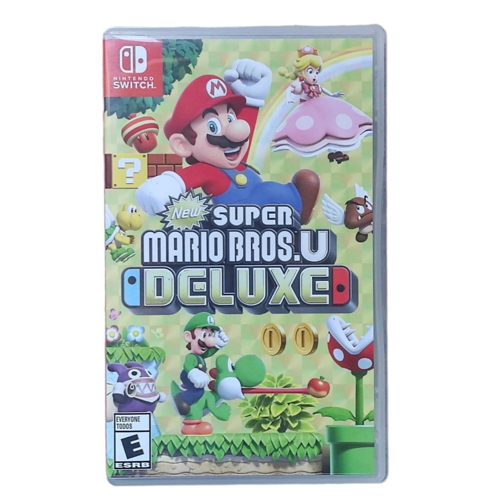 New Super Mario Bros U Deluxe Nintendo Switch Midia Fisica Shopee Brasil