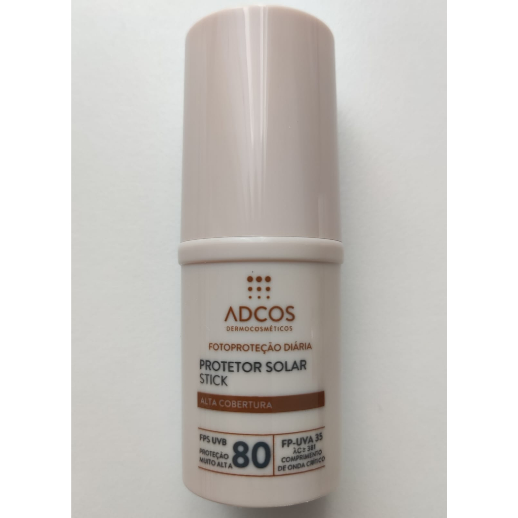 Protetor Solar Stick Adcos - FPS 80 - Ivory | Shopee Brasil