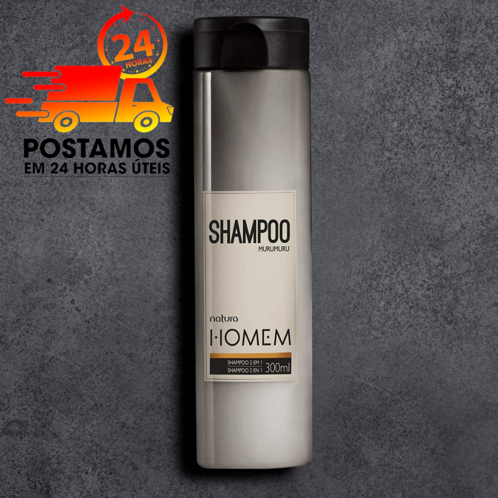 Shampoo 2 em 1 Natura Homem - murumuru - 300ml | Shopee Brasil