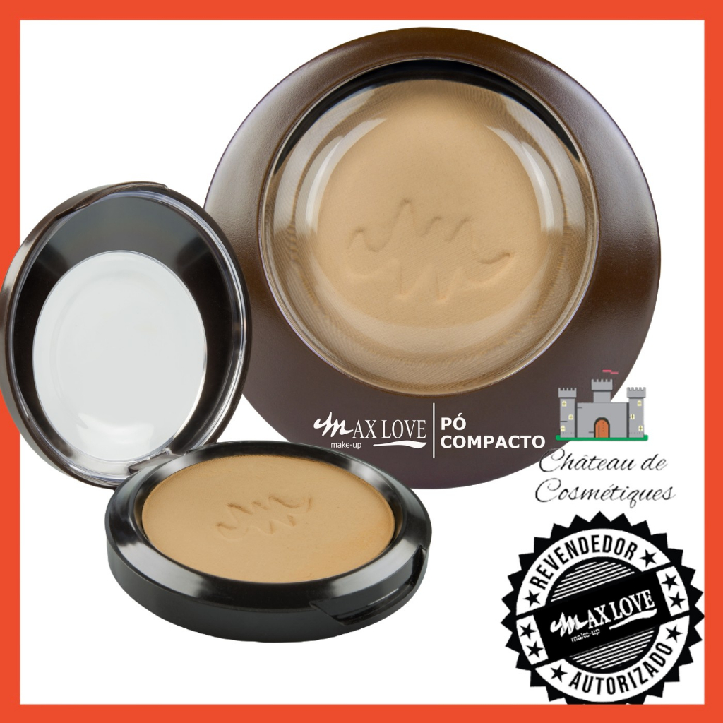 Pó Compacto Max Love Tradicional nº 02 - Cobertura Suave e Aveluadada ...