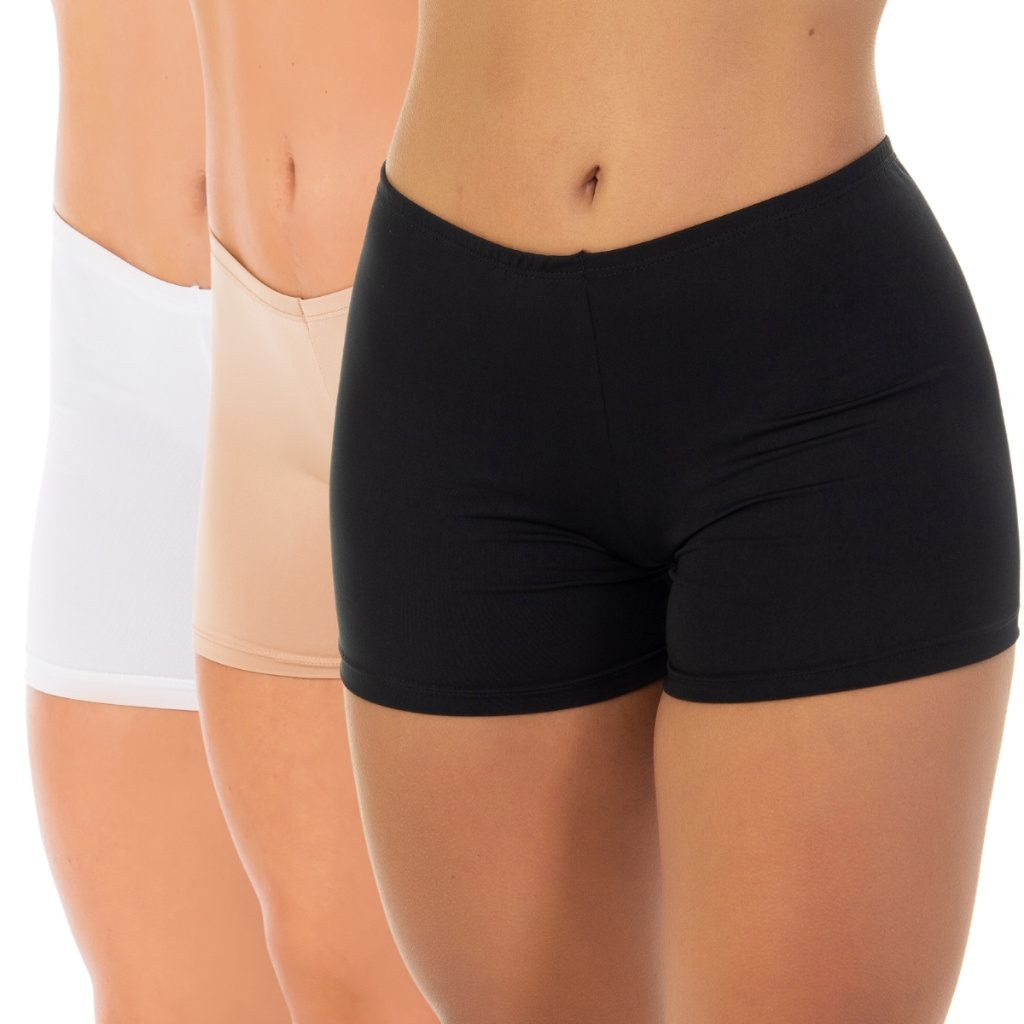 Kit 3 Shorts Para Usar Por Baixo Esconde Tudo Anágua Shopee Brasil