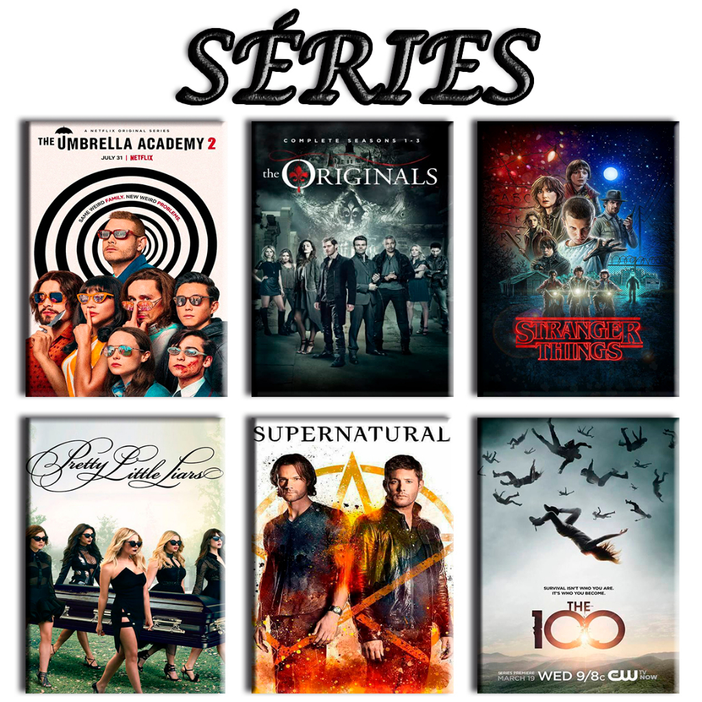 Series - Placas Decorativas MDF Quadros De Series Netflix Do Momento | Shopee Brasil